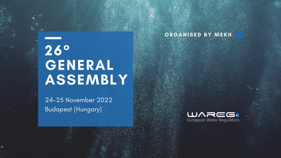 WAREG 26 General Assembly — WAREG - European Water Regulators